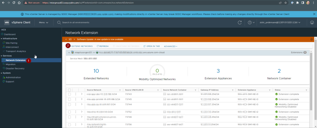 VMware HCX – Can you extend VLAN-backed networks? – Dirmann Technology ...